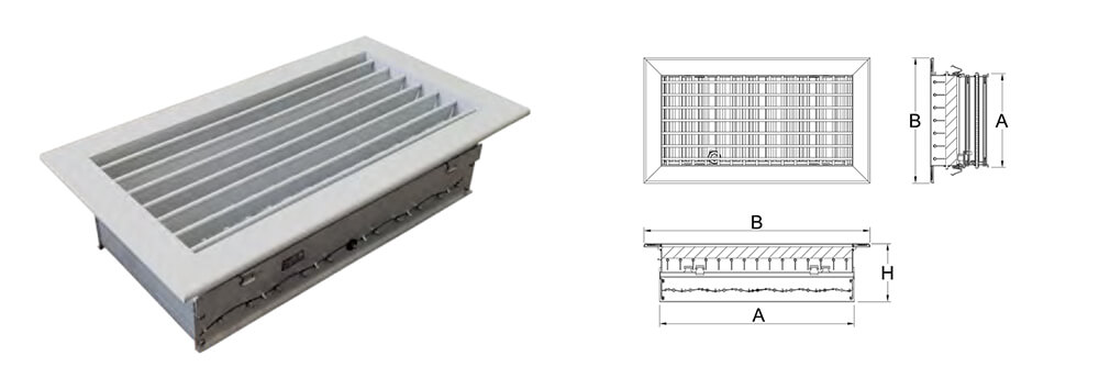 HVAC Single & Double Deflection Grille - HVAC Manufacturer - AIREVERPEAK