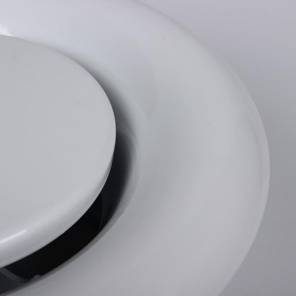 Round Ceiling Metal Air Disc Valve Regulated Air Vent Diffuser ...